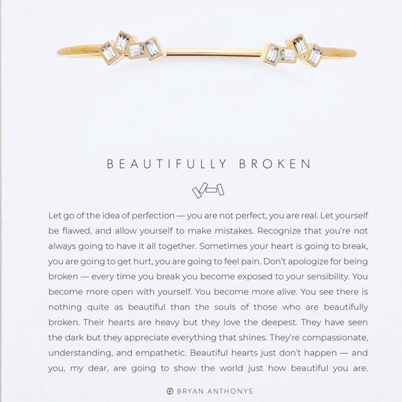 bryan anthony | Jewelry | Bryan Anthonys Beautifully Broken Series Gold ...
